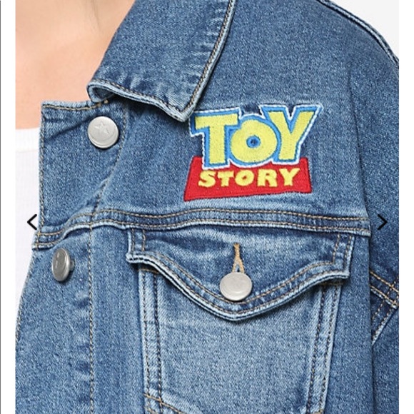 Disney | Jackets & Coats | Pixar Toy Story Jean Jacket With Hidden ...